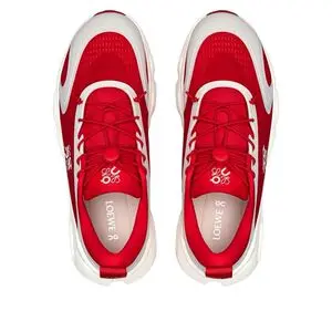 On X Loewe Cloudsolo Sneakers - Red/eggshell