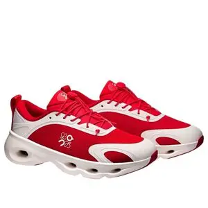 On X Loewe Cloudsolo Sneakers - Red/eggshell