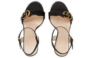 Gucci Sandal With Double G Leather