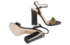 Gucci Sandal With Double G Leather