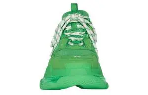 Balenciaga Triple S Clear Sole Sneakers - Green/white