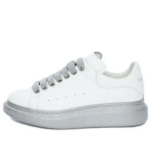 Alexander McQueen Oversized Sneaker 'white Silver - White/silver
