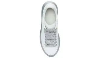 Alexander McQueen Oversized Sneaker 'white Silver