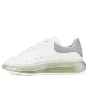 Alexander McQueen Alexander McQueen Oversized Sneaker With Transparent Sole White/grey