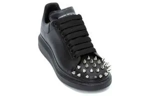 Alexander McQueen Leather Spike Larry Sneakers