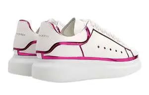 Alexander McQueen Trim Larry Oversized Trainers 'white Fuchsia