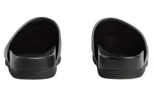 Gucci Gg Supreme Mule With Horsebit 'grey Black