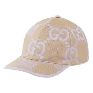 Gucci Jumbo Gg Baseball Hat - Beige/lilac