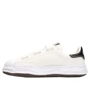 Mihara Yasuhiro Blakey Og Sole Canvas Low Top Sneakers With Velcro Fastening - White