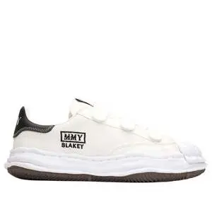 Mihara Yasuhiro Blakey Og Sole Canvas Low Top Sneakers With Velcro Fastening - White