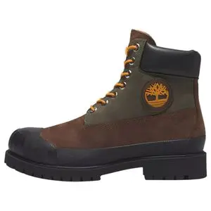 Timberland 6 Inch Premium Waterproof Lace Up Boots - Brown