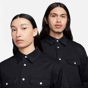 Nike X N7 Tanglin Long-sleeve Button Up 'black