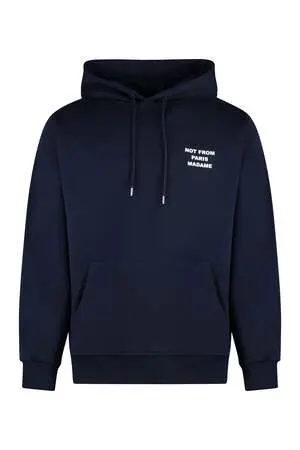 Drole De Monsieur Slogan Hooded Sweatshirt