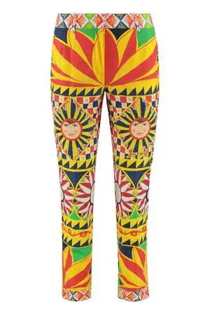 Dolce & Gabbana Cropped Pants - Multicolor