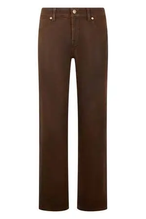 7 For All Mankind Straight-cut Jeans For - Brown
