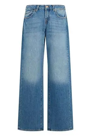 7 FOR ALL MANKIND 7 For All Mankind Wide-Leg Jeans With Faded Detail