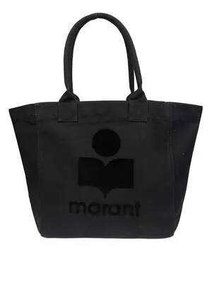 Isabel Marant Étoile Small Yenkygz Cotton Shoulder Bag - Nero