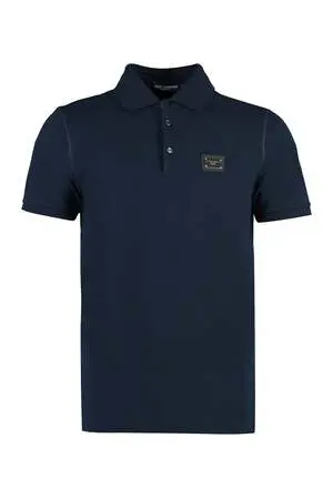 Dolce & Gabbana Short-sleeve Cotton Polo Shirt