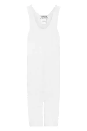 LES FILLES D'EVA Wide-strap Jumpsuit - White