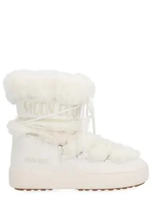 Moon Boot Icon Low Mini Eco-fur Lace-up Boots