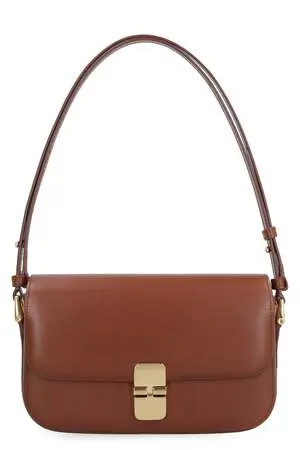 A.p.c. Grace Baguette Mini Handbag - Brown