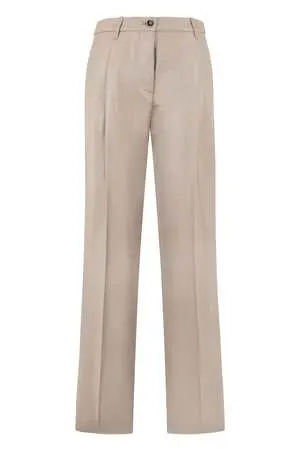 NINE:INTHE:MORNING Relaxed-fit Wool-silk Trousers