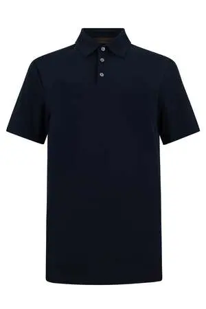 SLOWEAR Short-sleeve Cotton Polo For - Black