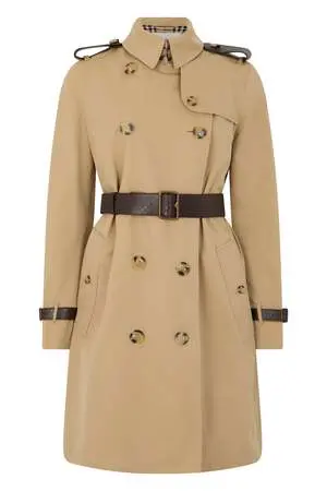 Burberry Double-breasted Cotton Trench Jacket
