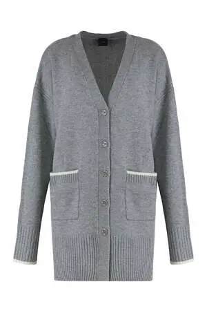 Pinko Wool & Cashmere Cardigan - Grey