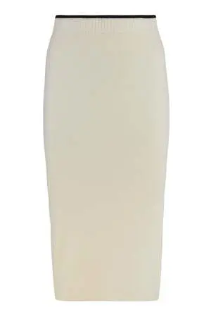 PINKO PINKO Ribbed Knit Mini Skirt