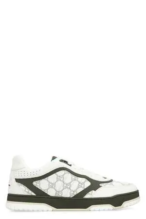 Gucci Logo-pattern Sneakers - White