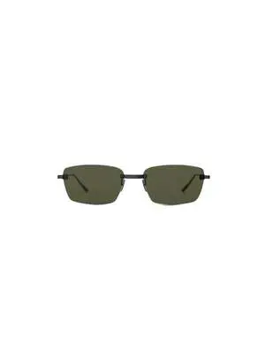 ROTATE BY BIRGER CHRISTENSEN Square Frame Titanium Sunglasses - Nero
