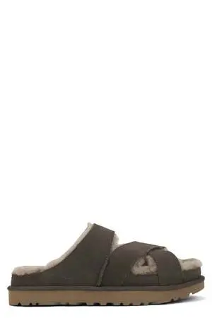 UGG UGG Slip-on Mini Minimalist Leather Wool Casual Clogs For Women