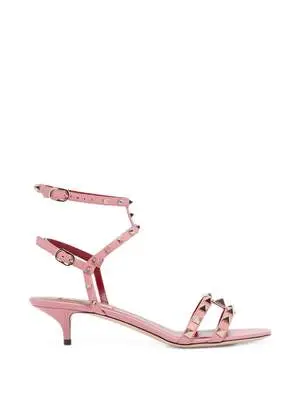 Valentino Garavani Valentino Rockstud T-Strap Sandal Candyrose
