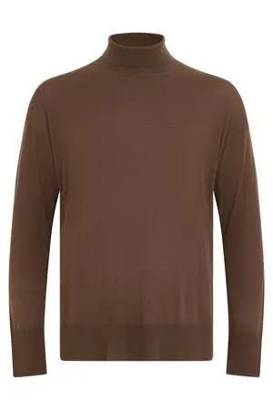 Max Mara High-collar Fine Wool Sweater - Brown