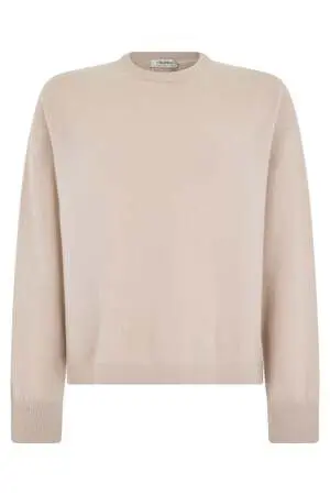 Max Mara Sleek Cashmere Blend Crewneck Sweater