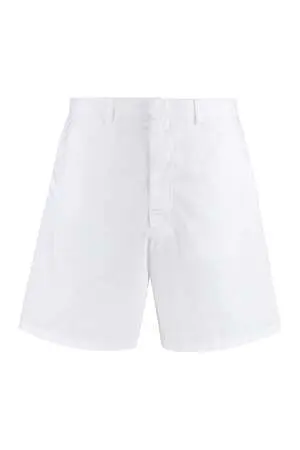 Prada Cotton Bermuda Shorts - White
