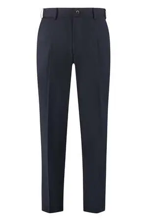 THE ALPHABET The Alphabet Wool-blend Tailored Trousers With Stretch - Blue
