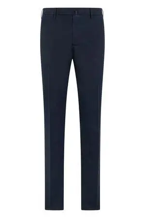 SLOWEAR Slow-ready Elastic Cotton Slim Pants - Blue