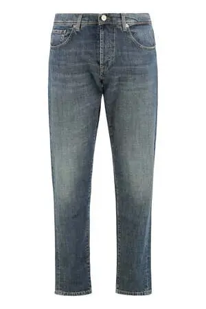 SLOWEAR Slim-fit Five-pocket Jeans - Denim