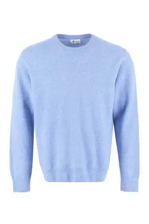 THE ALPHABET The Alphabet Knit Wool & Cashmere Pullover - Light Blue