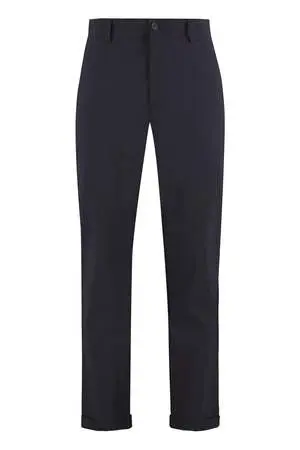 THE ALPHABET The (alphabet) Tailored Cuff-Hem Trousers With Belt Loops