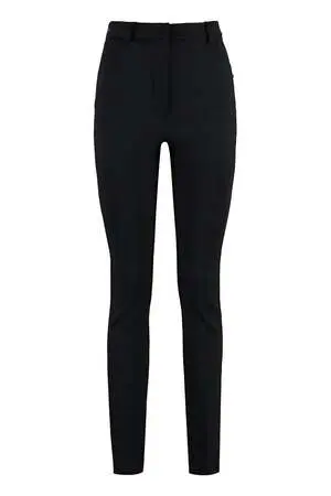 Sportmax Teti Virgin Wool Trousers - Black