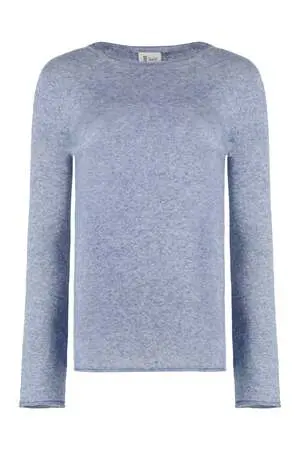 THE ALPHABET The Knit Silk-cashmere Blend Pullover - Blue