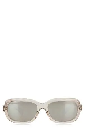 Moncler Rectangular Frame Sunglasses - Transparent
