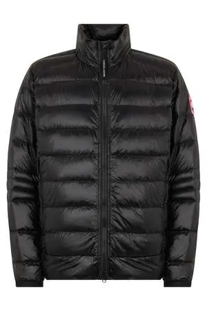 Canada Goose Minimalist Puffer Jacket With High Collar - Black