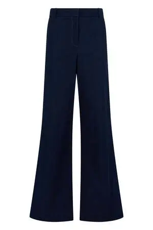 Veronica Beard High-waist Bell-bottom Denim Pants
