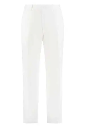 THE ALPHABET The Tailored Trousers - White