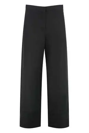 TOTEME Organic Cotton Trousers - Black
