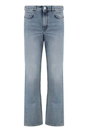 TOTEME 5-pocket Straight-leg Organic Cotton Jeans - Denim